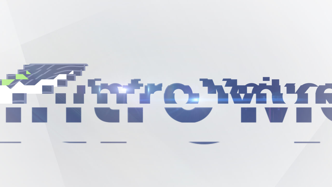 Clean Corporate Vertical Logo - Intro Maker