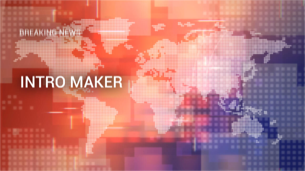 Flat World News Logo - Intro Maker