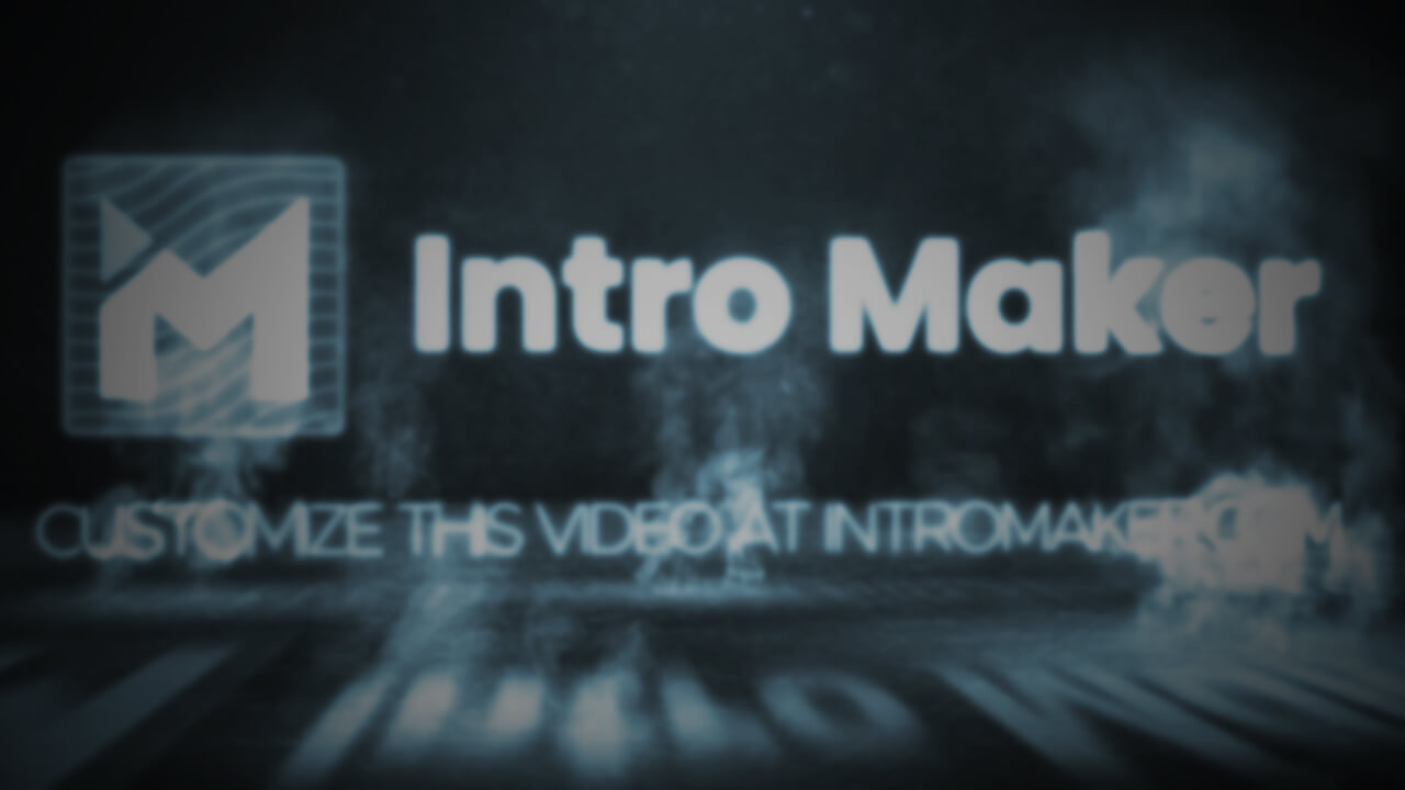 Smoky Faded Logo - Intro Maker
