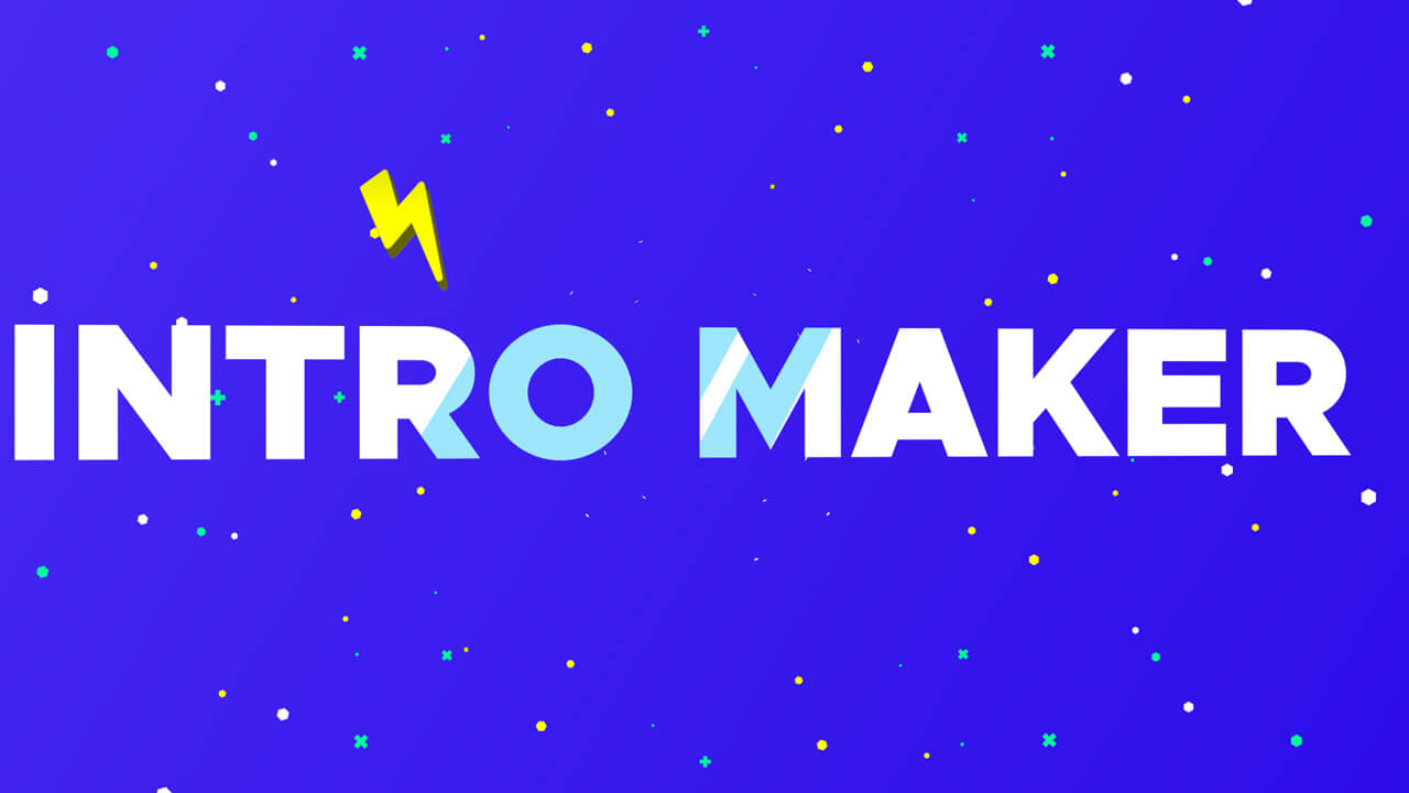 Colorful Shapes Text - Intro Maker