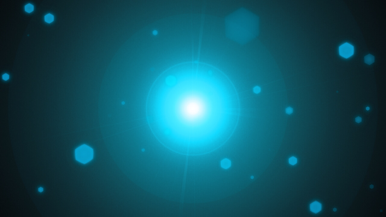 Glowing Blue Text - Intro Maker