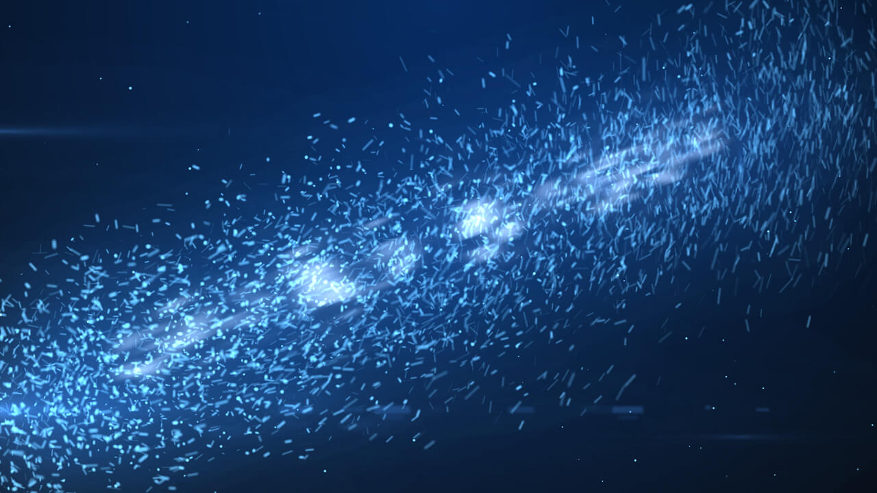 Particle Storm Text - Intro Maker